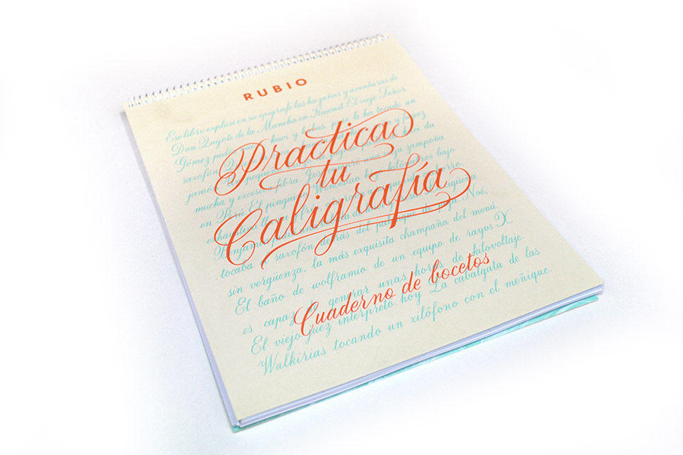 Practica tu caligrafía Rubio - Taller de dibujo y pintura Aceña - Olmedo